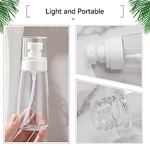 36 Pcs Small Spray Bottle 3.4 Oz/ 100 ml PETG Fine Mist Spray Bottles Hair Leak Proof Travel Size Spray Bottle Cute Mini Empty Cosmetic Refillable Travel Containers for Perfume with 40 Labels