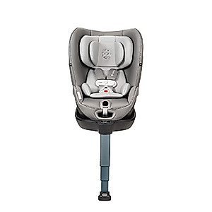 CYBEX Sirona S with SensorSafe, Convertible Car Seat, 360° Rotating Seat, Rear-Facing or Forward-Facing Car Seat, Easy Installation, SensorSafe Chest Clip, Instant Safety Alerts, Manhattan Grey