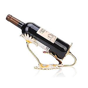 Creative Simplicity Small Daisies Creative Simplicity Wine Rack Metal Creative Simplicity Wine Bottle Home Decoration Crafts Gifts Business Gifts Creative European, PIBM