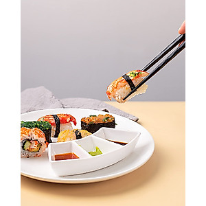 DELLING 3 Oz Ceramic Dip/Dipping Bowls Set Ultra-Strong 3 Oz Ceramic Dip Bowls Set,