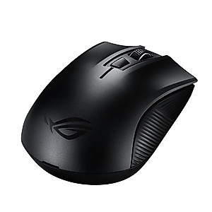 ASUS ROG Strix Carry Ergonomic Optical Gaming Mouse with Dual 2.4 GHz/Bluetooth Wireless Connectivity, 7200-DPI Sensor and ROG-Exclusive Switch Socket Design