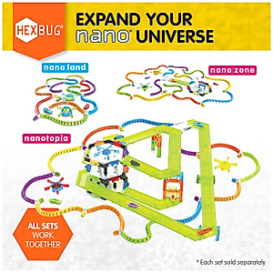 HEXBUG Nano 5 Pack, 4 Nano Bugs with Bonus Flash Nano, Sensory Toys for Kids & Cats with Vibration Technology, STEM Kits & Mini Robot Toy for Kids Ages 3 & Up