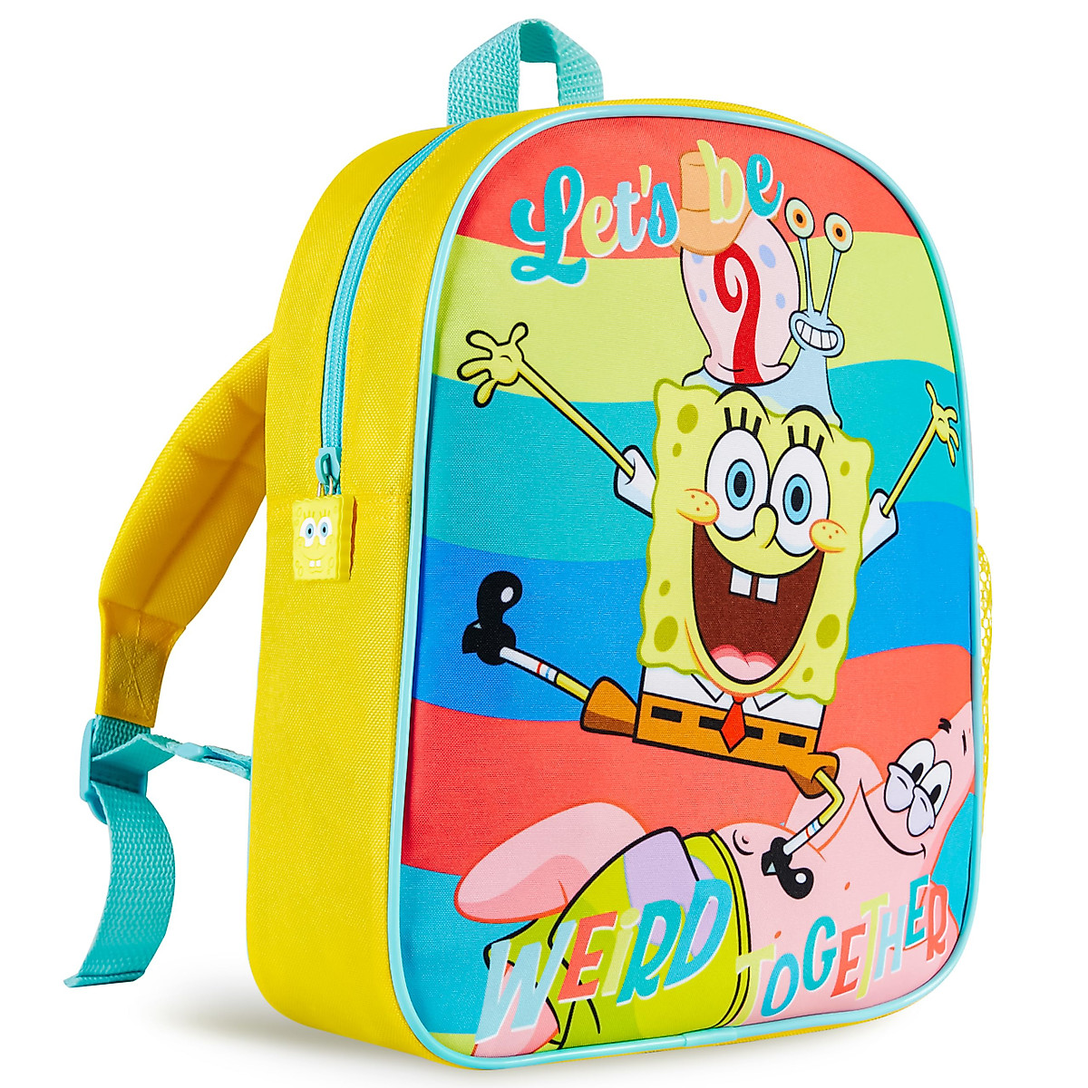 SpongeBob SquarePants Backpack for Kids, 11.6” x 9.25” x 3.14”