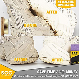 Professional Suede Shoe Cleaner Kit. Suede Brush & Suede Eraser for Shoes & Boots. New Suede & Nubuck Cleaning Essential Kit for Napped Leather Coats, Jackets, Furniture, Seats, Gloves & Sneakers.