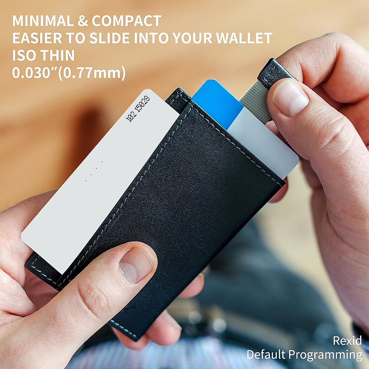 Default Programmed RexID 100 Pack 125KHz RFID H10301 PVC ISO 26 bit Proximity Card for Access Control System,Comparable to Standard 26 bit Format for Add-On & Replacement on Current System