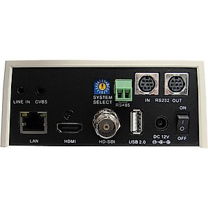 PTZOptics 30X-SDI Gen 2 Live Streaming Broadcast Camera (White) (PT30X-SDI-WH-G2) + PT-Joy-G4 4D IP Controller (GEN4) - Camera and Joystick Controller Bundle