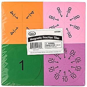 Didax Educational Resources Magnetic Fraction Tiles