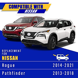 3 wipers Replacement for 2014-2021 Nissan Rogue, Windshield Wiper Blades Original Equipment Replacement - 26"/17"/12" (Set of 3) U/J HOOK