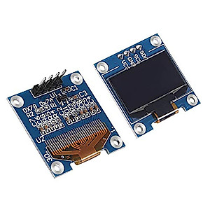 ALMOCN 0.96" OLED Module I2C IIC Serial 12864 128X64 OLED Display Module with SSD 1306 Driver(1PC,Blue)