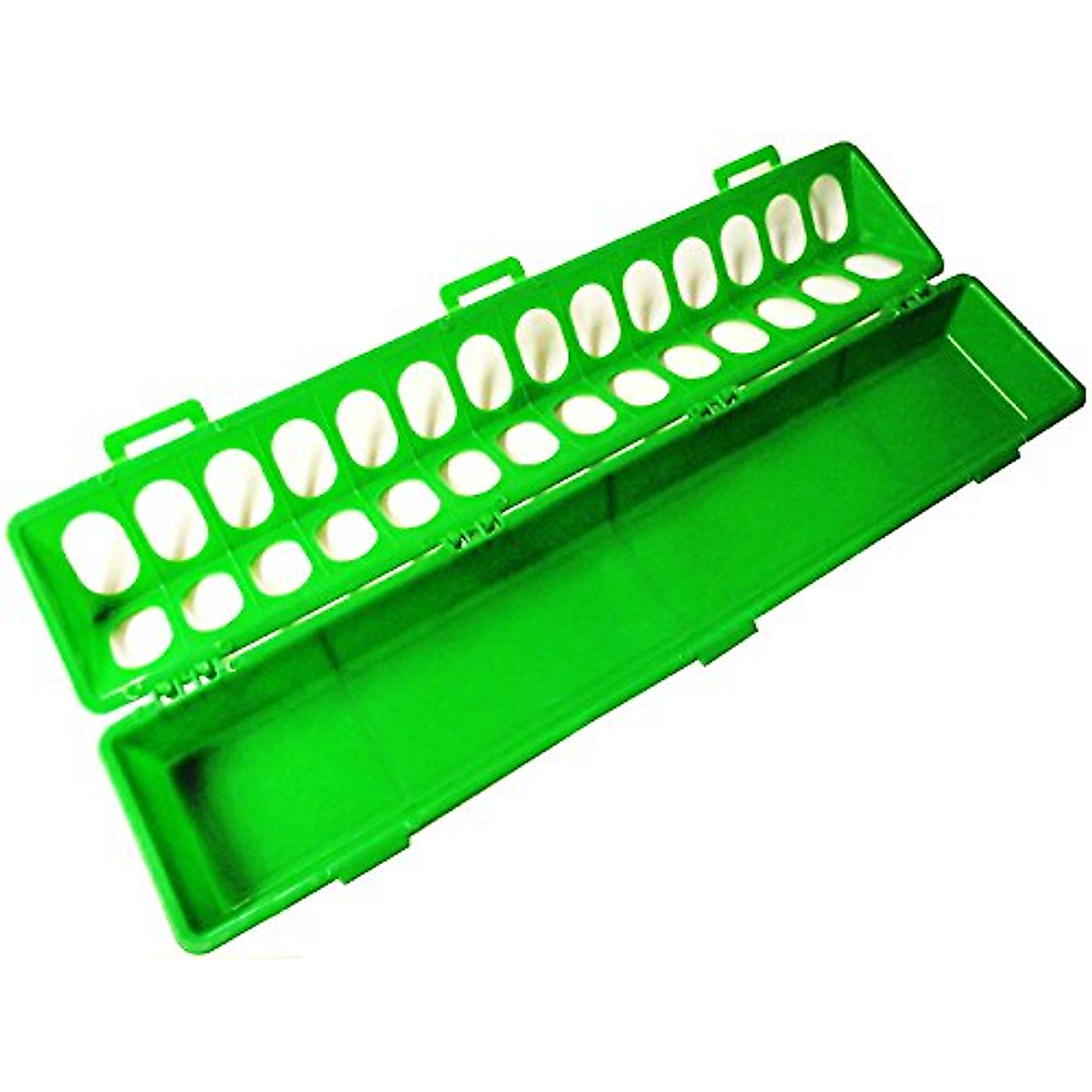 20" GREEN RITE RARM PRODUCTS POLY FLIP TOP CHICKEN FEEDER 28 HOLE FOR POULTRY CHICK