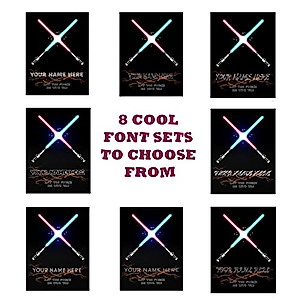 MXZLBY Personalized Lightsaber Theme Throw Blanket for Home, Travel, Boys, Men, Gifts, Customized Presents for Boyfriends Parents on Christmas New Year Fathers Mothers Day Easter, Baby Blanket