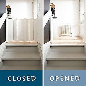 BabyDan Guard Me Retractable Safety Gate Extra Wide 25-44.6" - White