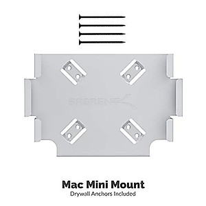 SABRENT Mac Mini VESA Mount/Wall Mount/Under Desk Mount (BK-MACM)