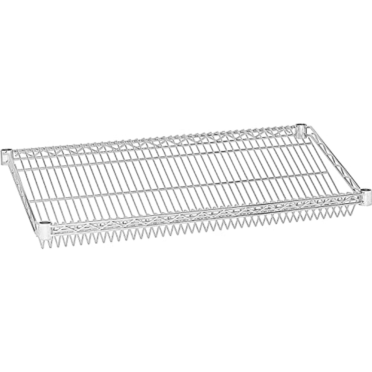 Omega 18" Deep x 60" Wide x 63" High 6 Tier Slanted Wire Shelf Starter Shelving Unit