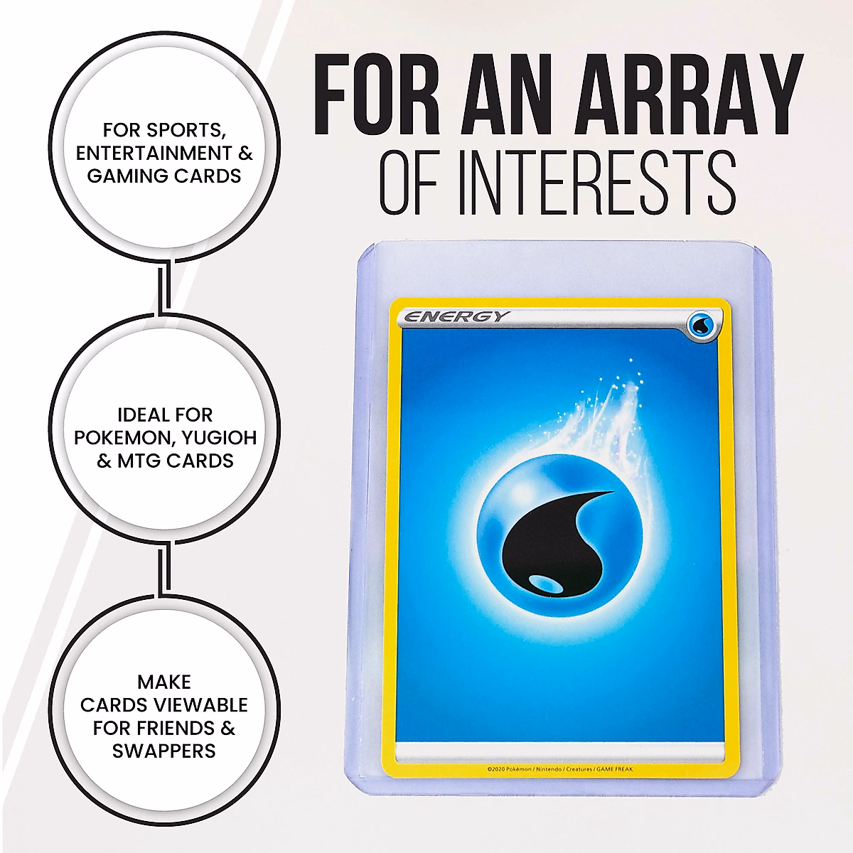 Platinum Protectors Trading Card Sleeves, Toploader Card Protectors for Pokemon, Football, Baseball Sports Cards – Clear Plastic Top Loader Sleeves for Trading Cards, Collectible Cards (50-Count)