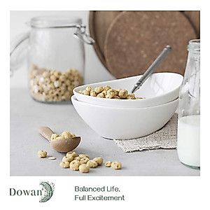 DOWAN Bundle 16 OZ Cereal Bowls and 36 Oz Salad Bowls