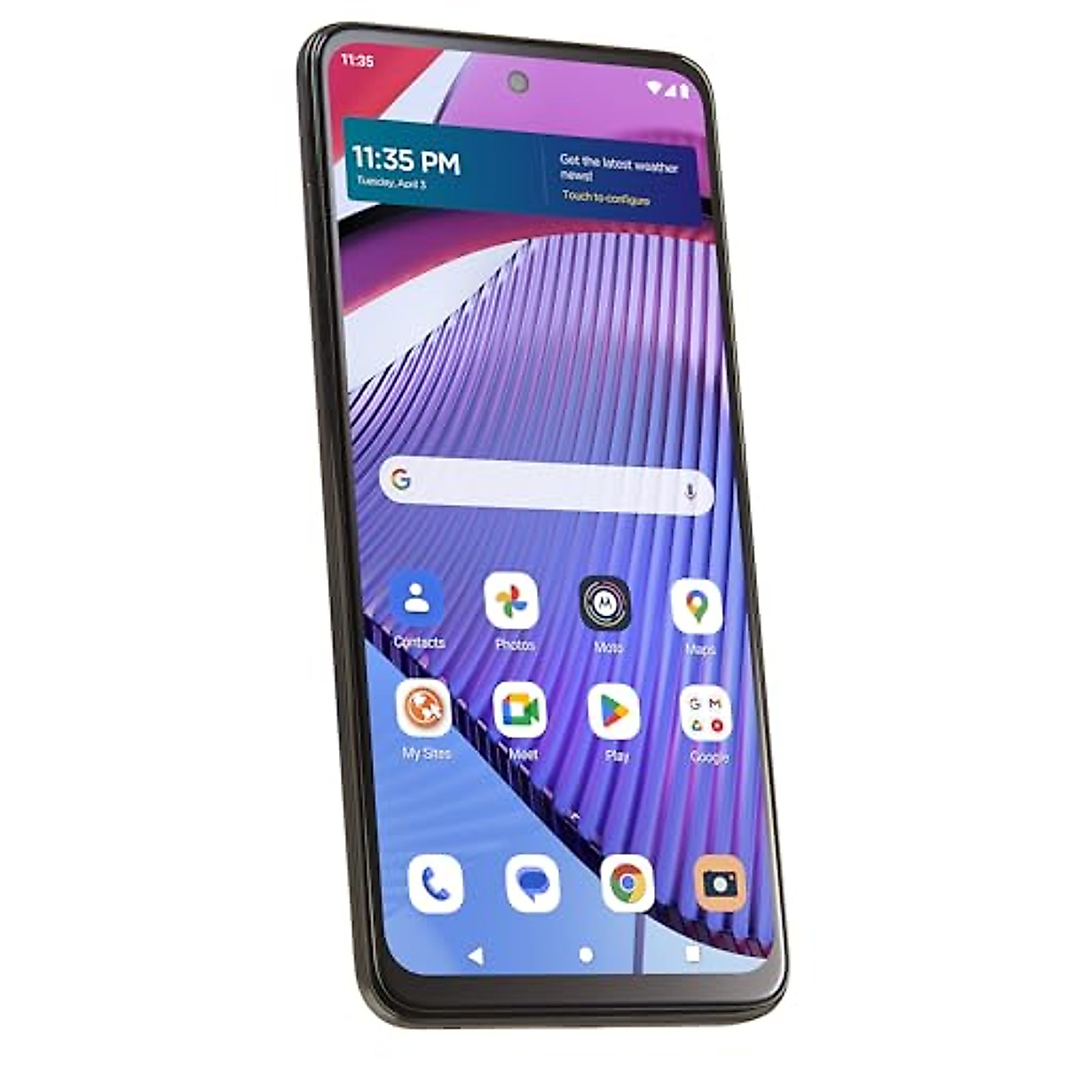 Total by Verizon Motorola moto g Power 5G (2023) Locked 128GB 5000mAh Battery 50MP Main Camera 6.5-in. FHD+ 120Hz Display Black