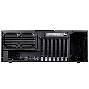 SilverStone Technology Home Theater Computer Case (HTPC) with Faux Aluminum Design for ATX/Micro-ATX Motherboards and New USB Type C Front Port, SST-GD09B-C
