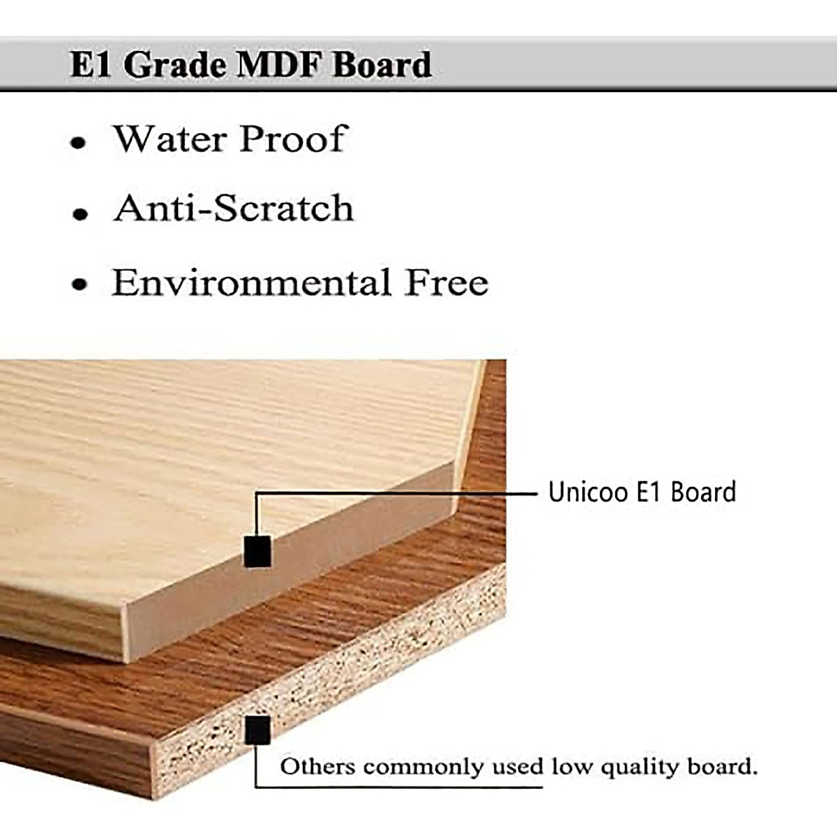 UNICOO - Overbed Table with Wheels for Full/Queen/King Beds Height&Width Adjustable Rolling Bed Desk Rolling Medical Table (Ancient Oak - 202)