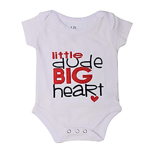 Unique Baby Boys Valentine's Day Bodysuit with XO Pants Clothing Set (18m)