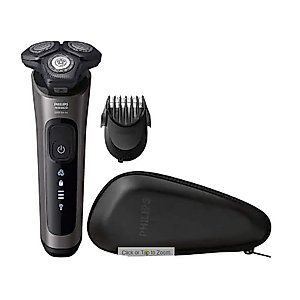Philips Norelco Shaver 6600 with SenseIQ Technology, Series 6000.SkinProtect Blades, 360° Contour Heads and Smart Hair Sensor
