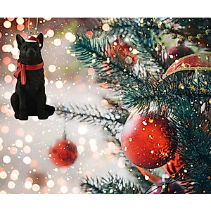 Black German Shepherd Ornament - Ornament for Christmas Tree - Holiday Stocking Stuffer - Festive Holiday Ornament