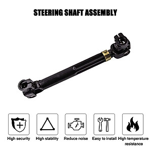 Lower Intermediate Steering Column Steering Shaft w/U-Joint Coupler Fits for 2004-2008 Ford F-150, 2006-2008 Lincoln Mark LT Replaces 8L3Z-3B676-B 8L3Z3B676B 425-361