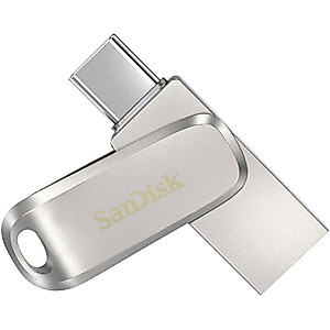 SanDisk 64GB Ultra Dual Drive Luxe USB Type-C Flash Drive