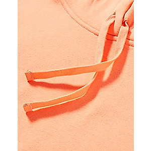 Amazon Essentials Women's French Terry Fleece Pullover Hoodie (Available in Plus Size), Melon Orange, X-Large