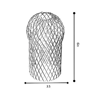 AccEncyc 4 Pcs Gutter Downspout Guards 3.5 Inch Aluminum Leaf Filter Strainer Expandable Gutter Downspout Protector for Preventing Blockage Leaves Debris