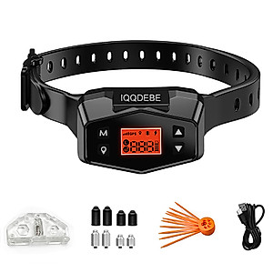 IQQDEBE 2023 Upgraded GPS Wireless Dog Fence System,1500mAH Large-Capacity Battery Wireless Fence,IPX7 Waterproof Dog Fence Collar,33~999 Yard Pet Dog Trainer Fence System for Dogs in Large Yards