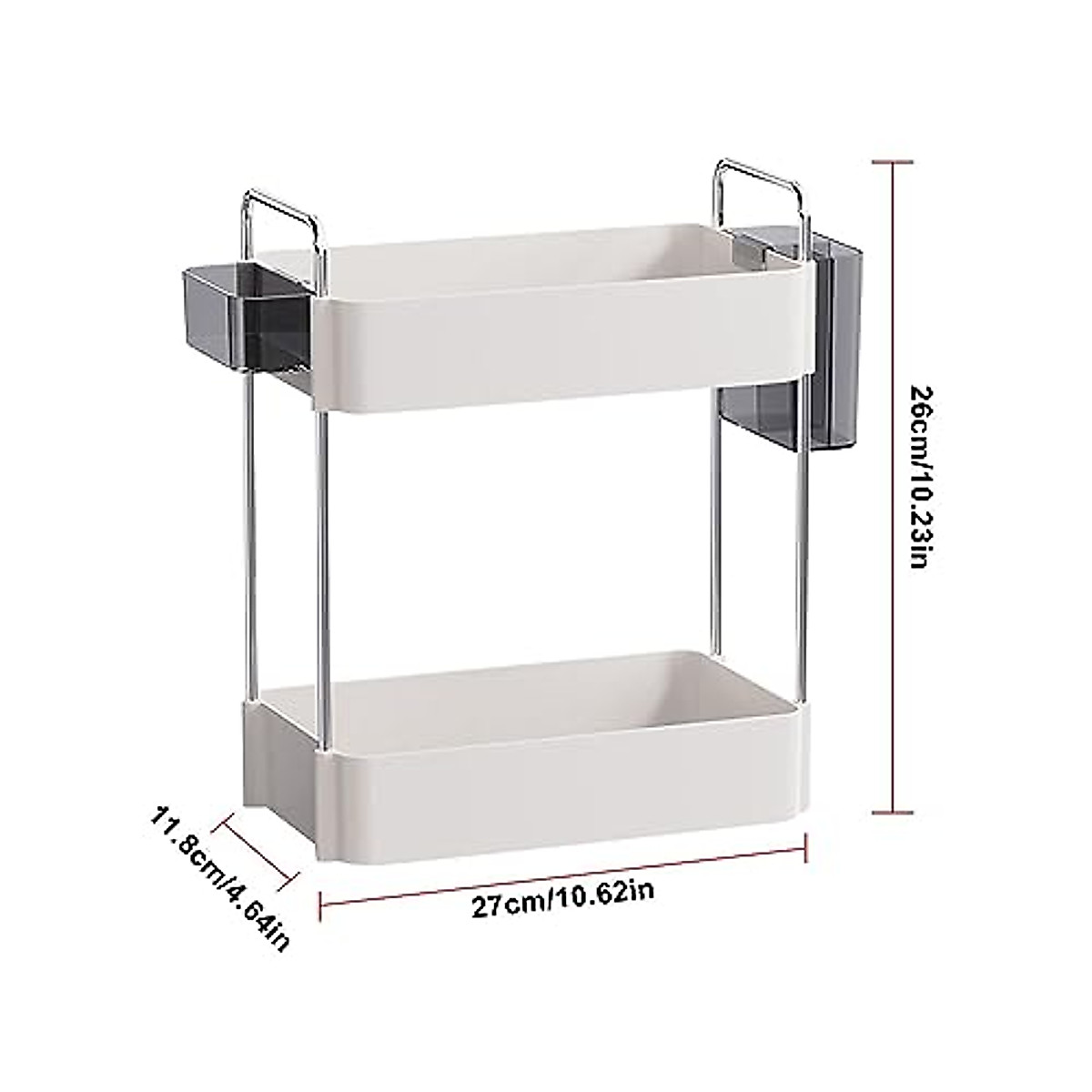 Undersink Organizers, Tainless Under Sink Organizer Shelf With Hooks, Under Sink Storage Kitchen Organiser, Bathroom Counter Organization, Under Sink Organiser Kitchen, Pull Out Medicine Cabinet