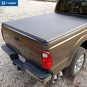 Tyger Auto T3 Soft Tri-fold Truck Bed Tonneau Cover Compatible with 2017-2024 Ford F-250 F-350 Super Duty | 6.75' (82") Bed | TG-BC3F1124