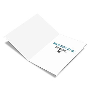 NobleWorks - 1 Birthday Brother Card - Awesome Family Sibling Greeting - Best Brother Ever C9295BRG