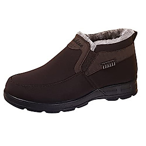 JUMESGU Lightning Deals of Today Prime Men's Military Tactical Work Boots Side Zipper Leather Motorcycle Combat Boots Todays Deals