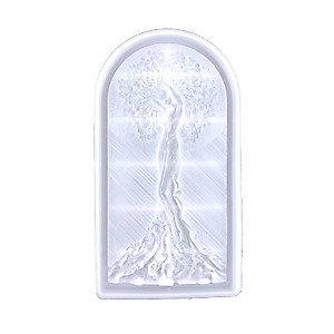 1 Set of Tree of Life Resin Mold Ornament Display Silicone Molds Epoxy Resin Body Tray Pendant Articles Stuff for Decoration Table Desk Office, Handmade DIY Making Art Crafts