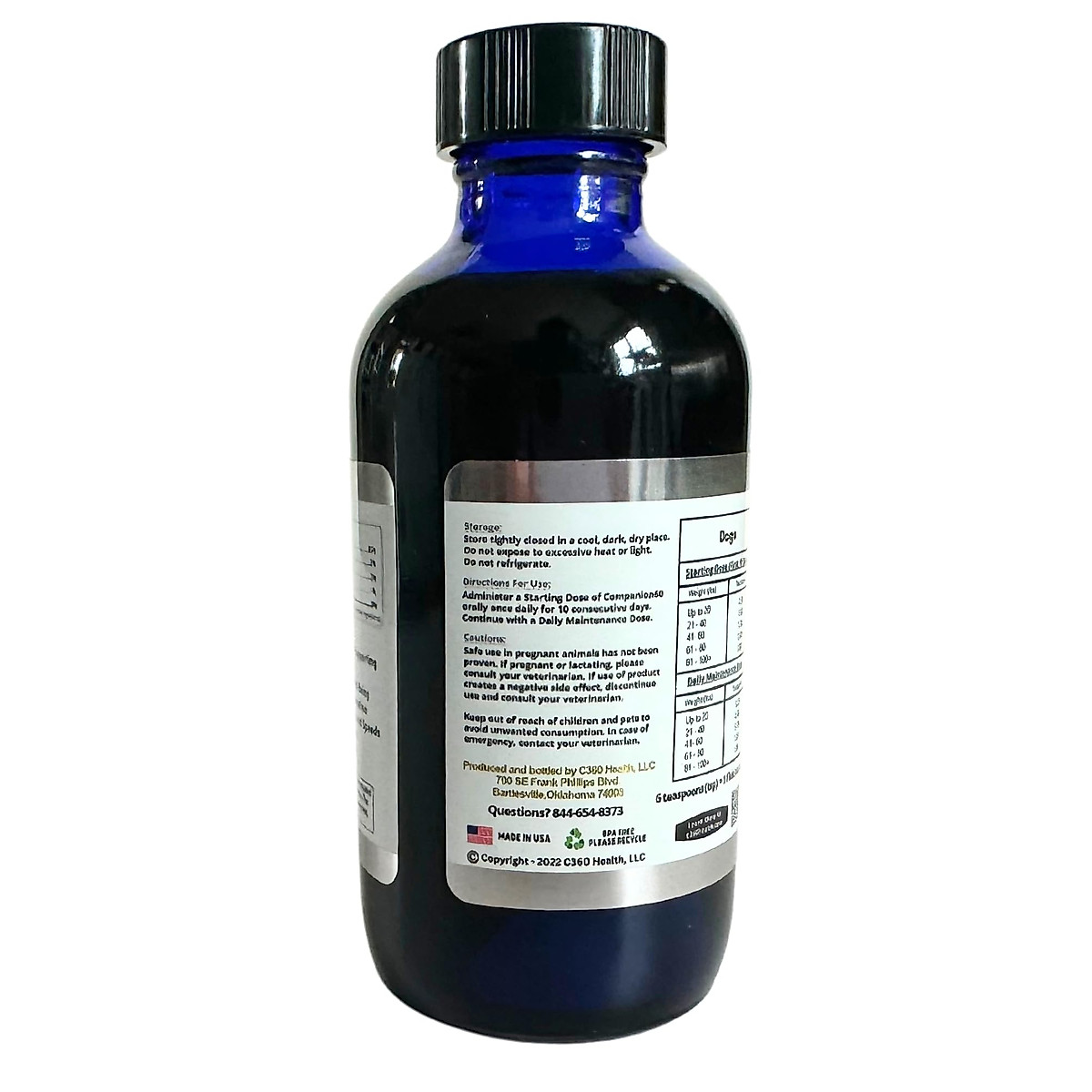 Companion60 Natural Hip and Joint Supplement for Dogs. Inflammation and Pain Relief. Digestion and Immune Support.