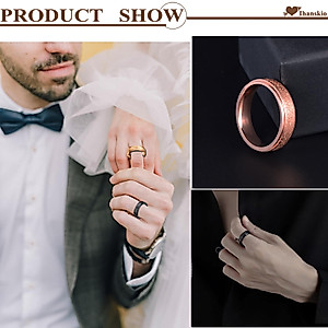 Customize Matching Frosted Promsie Couple Rings Black Rose Gold Engraved Matte Engagement Wedding Bands Anniversary Crown Elk Sun Heart Love Crown Personalized 6mm Stainless Steel