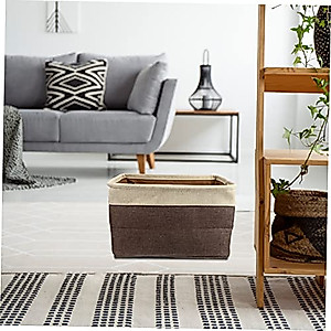 Abaodam 2 Pcs Pet Toy Basket Fabric Bins Toys Storage Organizer Organization and Storage Closet Woven Laundry Basket with Lid Home Storage Organizer Oxford Cloth Shelf Baby Clothing