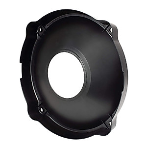 Retrospec Exercise Ball Base Workout Accessory, Alternative to Office Desk Chair or Pregnancy Birthing Ball; Fits 55, 65, 75cm Exercise Balls; Compatible with Resistance Bands; 1 pc, Black (3567)