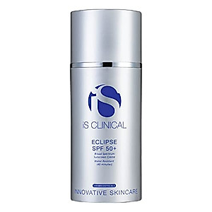 iS CLINICAL Eclipse SPF 50+ Sunscreen, Zinc Oxide tinted beige sunscreen, ultra sheer non-greasy matte finish sun cream for face