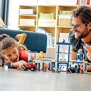 LEGO City Police Station 60246 Police Toy, Fun Building Set for Kids, New 2020 (743 Pieces)