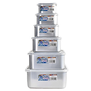 AKAO Aluminum Quick Cooling Storage Container, Quickie, Deep, Medium, 0.6 gal (1.8 L)