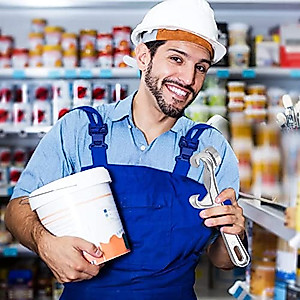 Worldity 2Pcs Aluminum Bucket Opener, Durable Paint Can Opener, Bucket Opener Tool 5 Gallon Open Buckets and Paint Cans with Ease, Perfect for Home Industrial Use