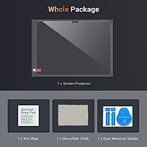 MoKo Privacy Screen Protector for iPad 10th Generation 10.9 Inch 2022, Anti-Spy Tempered Glass Screen Film Guard iPad 10.9-inch 2022 10th Generation, Matte