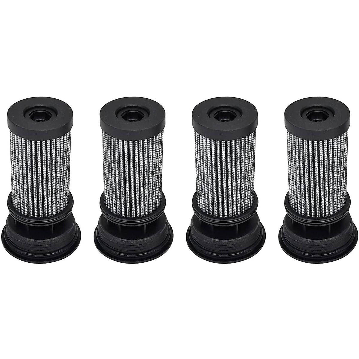 4Pcs Hydro Filters Element 15907 116-0164 117-0390 Compatible with Lazer Z AS E S X Series 48 52 60 72 Inch Compatible with HTE HTJ HTG Compatible with Toro Z Master G3 74901