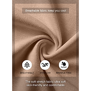 JMIERR Men's 3 Pack Cotton Hipster Hip Hop Longline Crewneck T-Shirt, Short Sleeve Gym Workout Athletic T Shirts for men Pack,S, Black/Dark Grey/Khaki