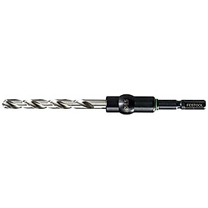 Festool 493421 Centrotec HSS Spiral Drill Bit Set With Reusable Shank, 3.0mm