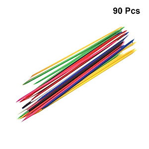 NUOBESTY Kids Toys 90pcs Toys Small Sticks Parent-child Puzzle Pick a Stick Picking Toys
