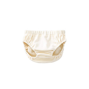 pureborn Baby Girl Dress Infant Long Sleeve Peter-pan Collar Spring Fall Cotton Playwear Dresses Beige 0-3 Months